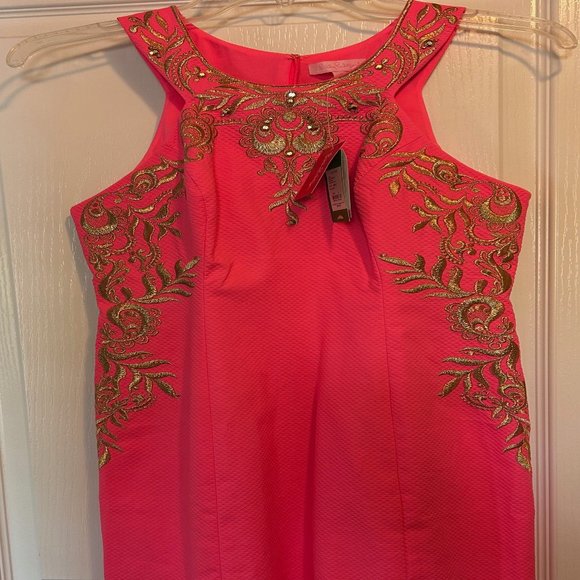Lilly Pulitzer | Dresses | Lilly Pulitzer Tina Stretch Shift High Neck ...